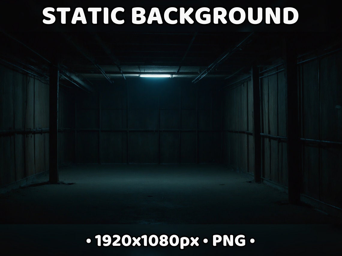 ANIMATED STREAM BACKGROUND | Dark Abandoned Basement Halloween Fantasy ...