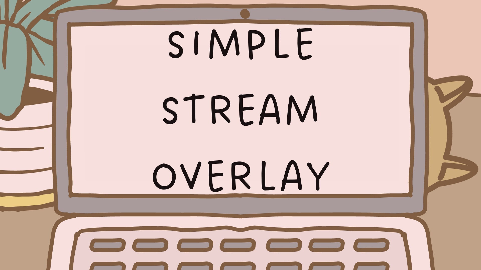 Simple Stream Screens, Vtuber Background, Desk, Panels | Day - Night ...