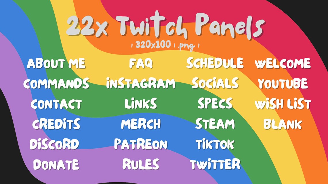 PRIDE MONTH OVERLAY | Simple, Rainbow, Lgbt, Love, Animated Stream ...