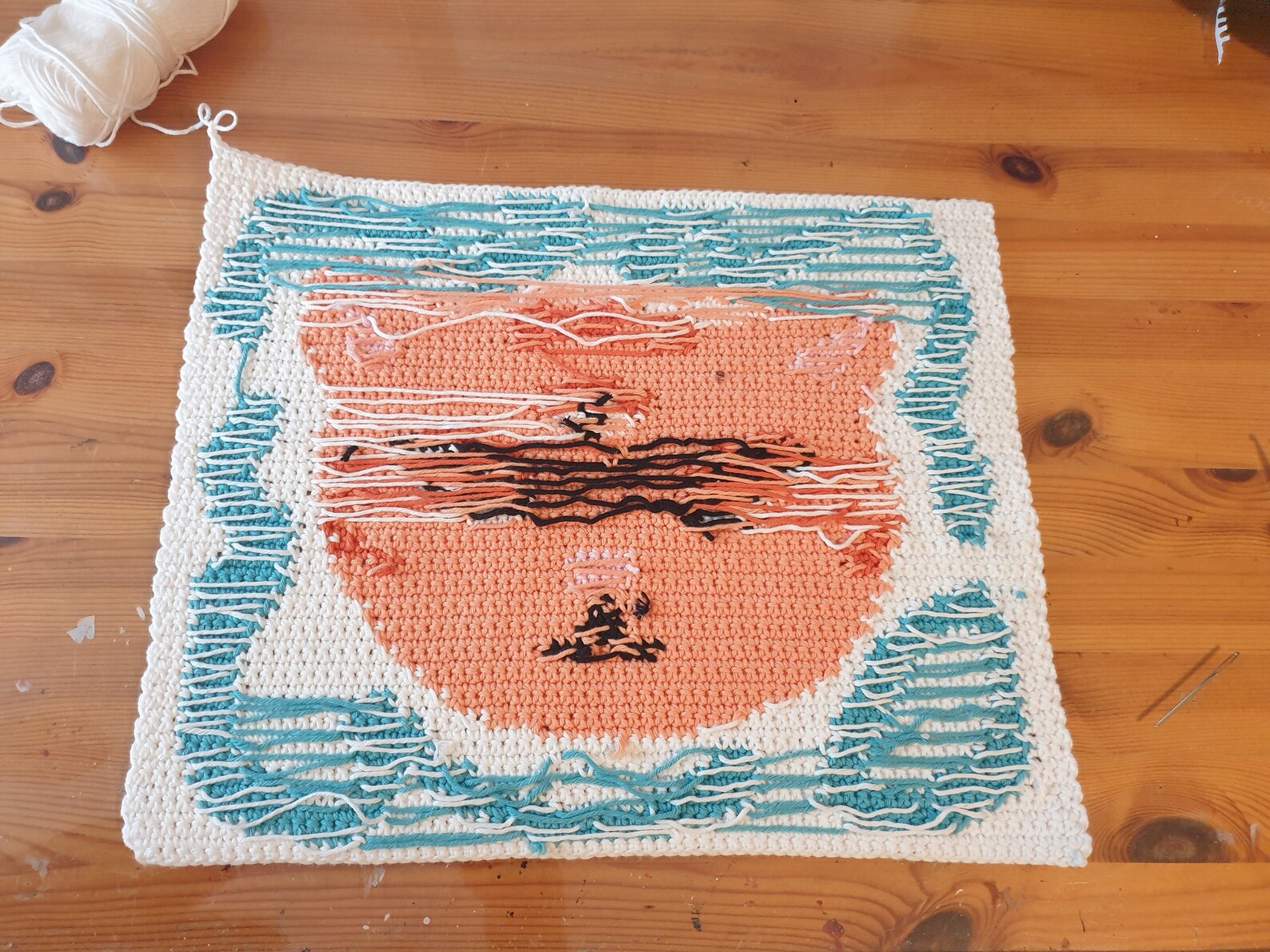 Cosmic Meow Wall Hanging Crochet Tapestry PDF CROCHET - Etsy