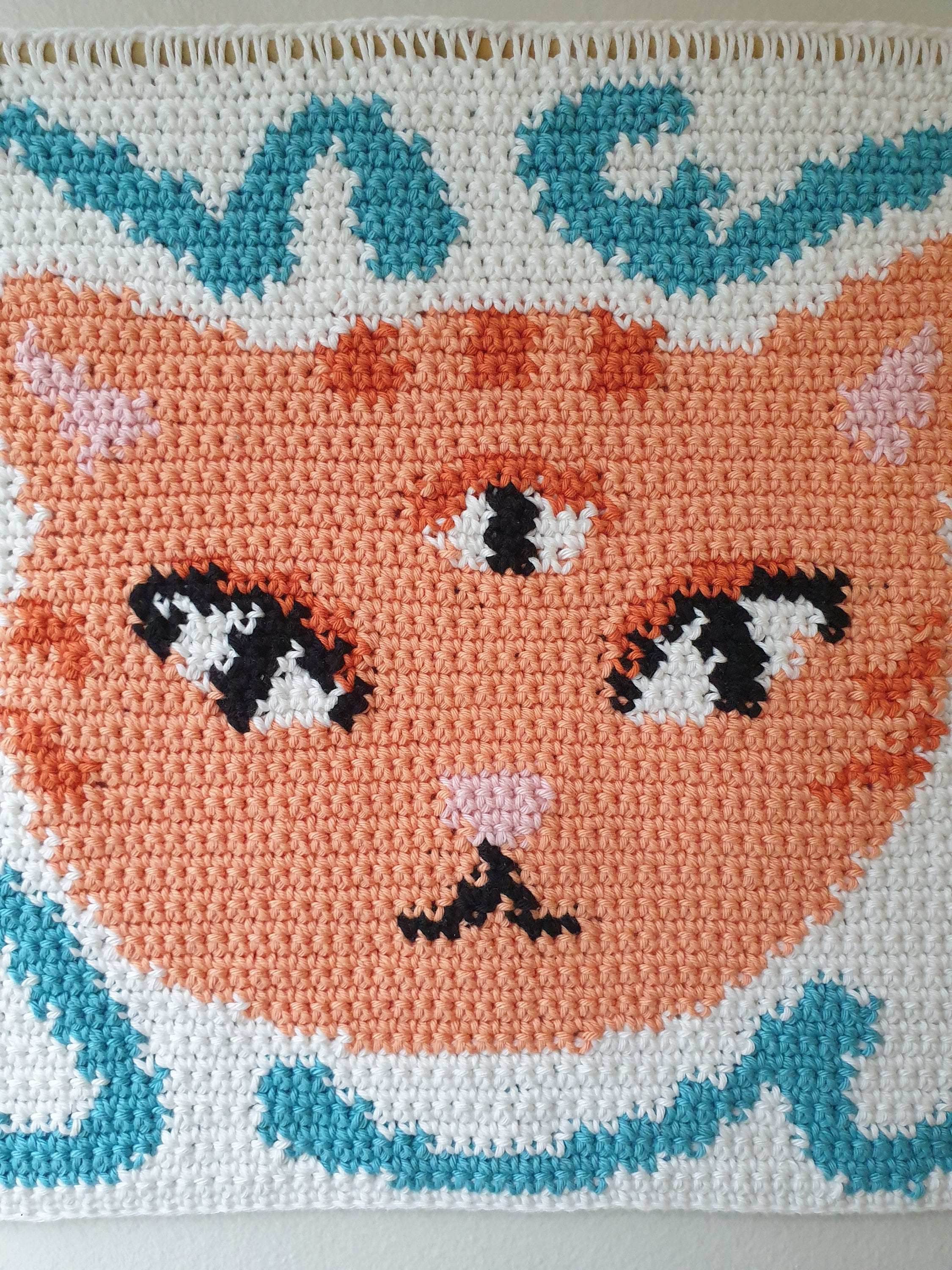 Cosmic Meow Wall Hanging Crochet Tapestry PDF CROCHET - Etsy