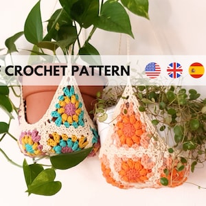 Begonia Plant Hanger - PDF CROCHET PATTERN - Etsy