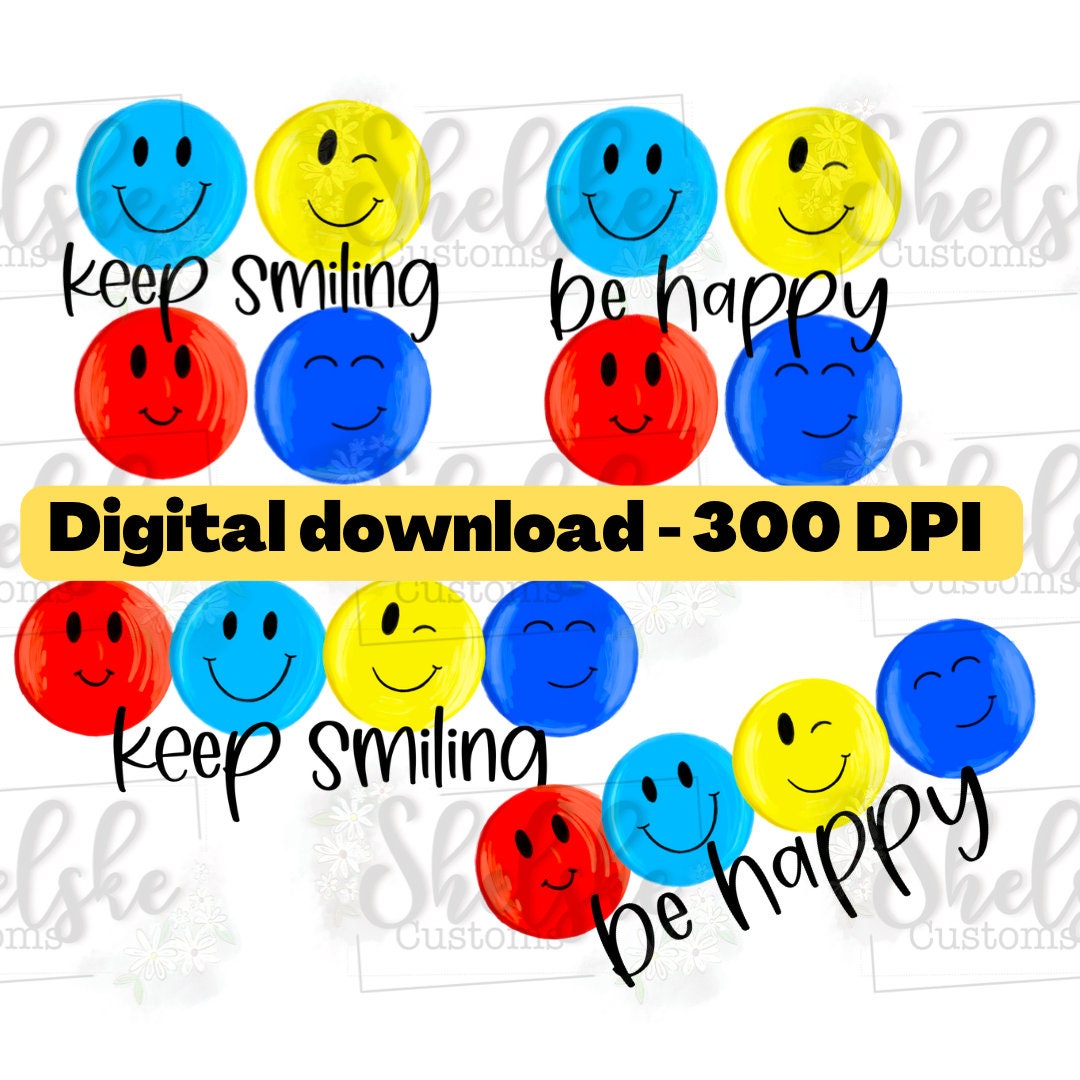 Buy Smiley Face Png Happy Face Png Be Happy Png Keep Smiling Png Mental ...
