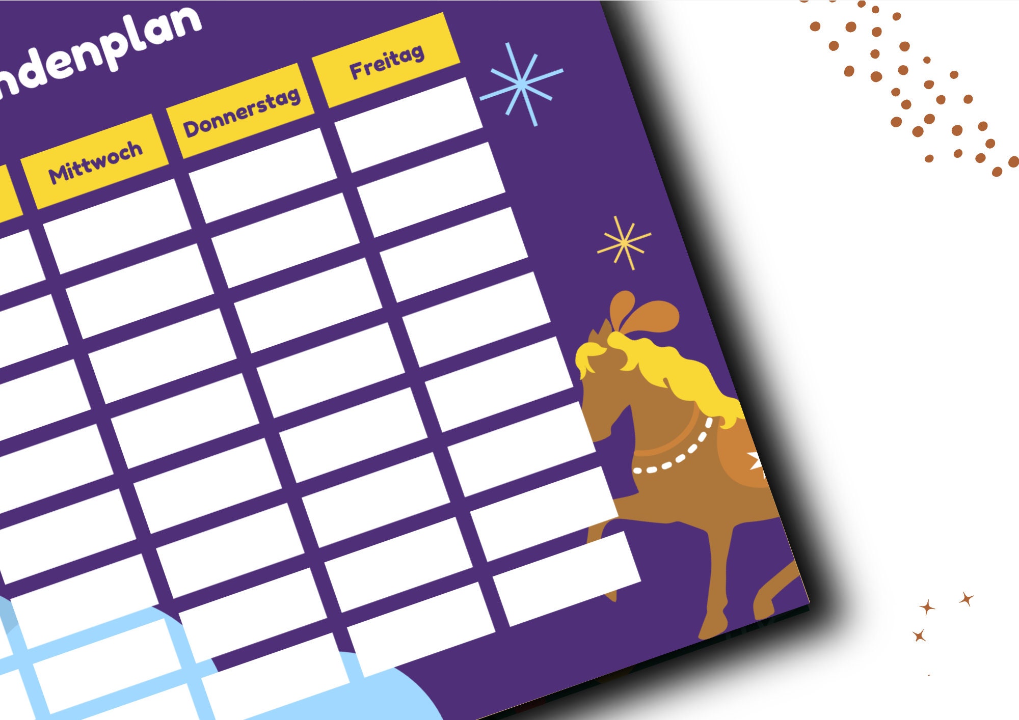 Buy Horse Timetable Munken Premium Paper: High Quality, Printed on Both ...