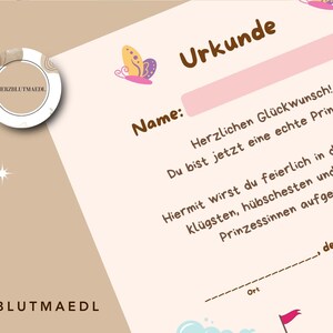 Princess Certificate | Princess Party | Princess Certificates A4 ...