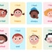 Children's Emotions Flashcards Early Development Digital Download ...