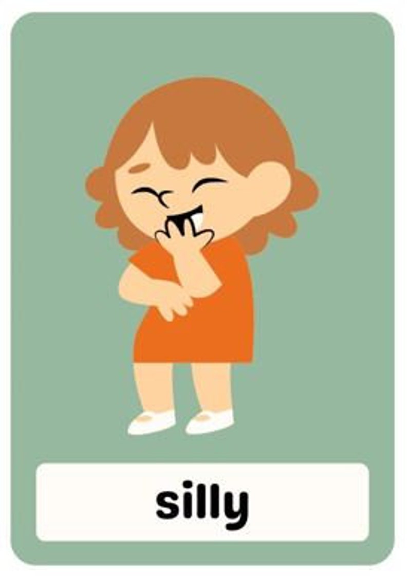 Children's Emotions Flashcards | Early Development | Digital Download ...