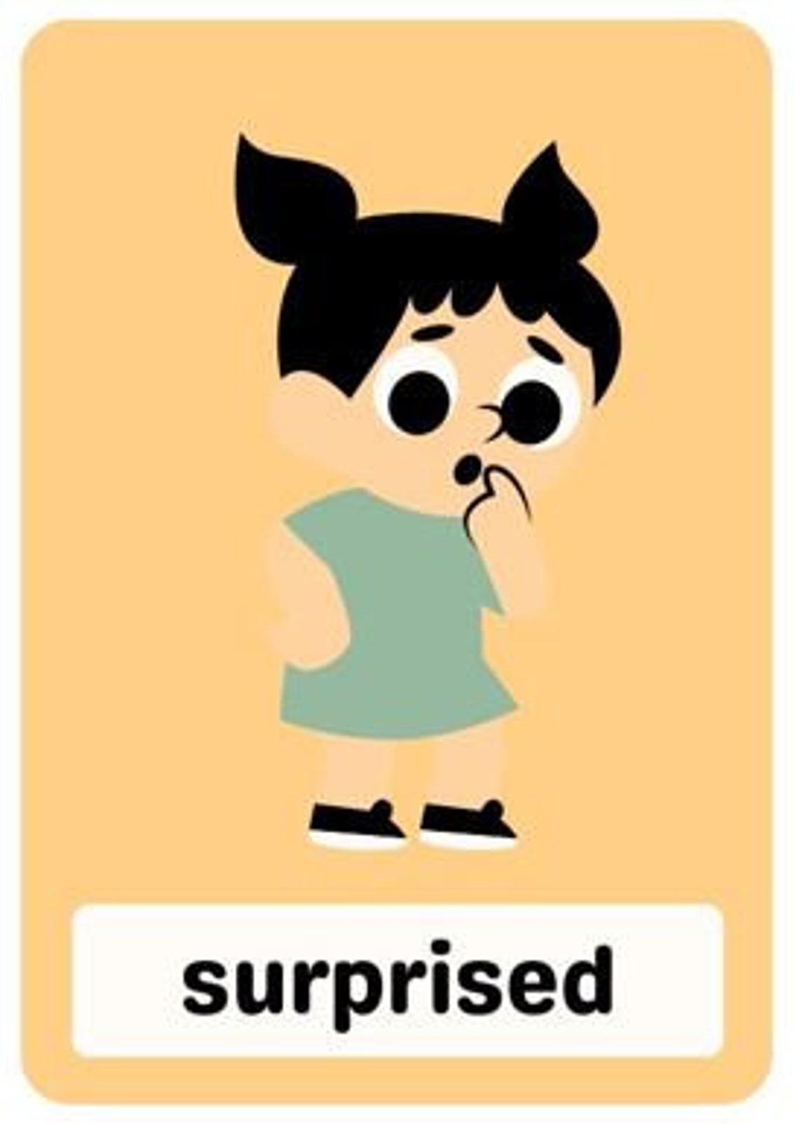 Children's Emotions Flashcards Early Development Digital Download ...