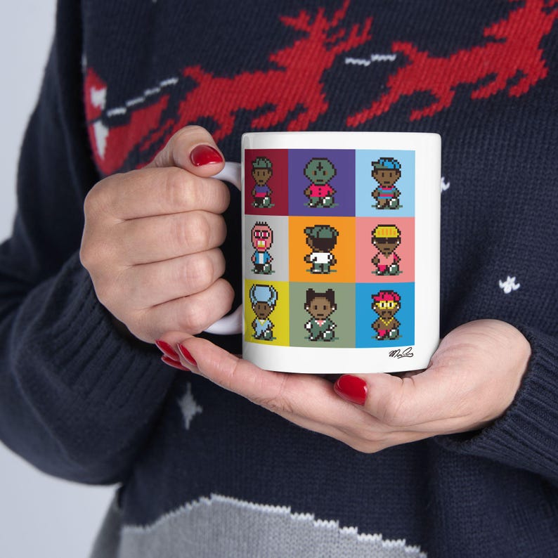 White - Earthbound Style Tyler the Creator Alter-egos Mug for Coffee ...