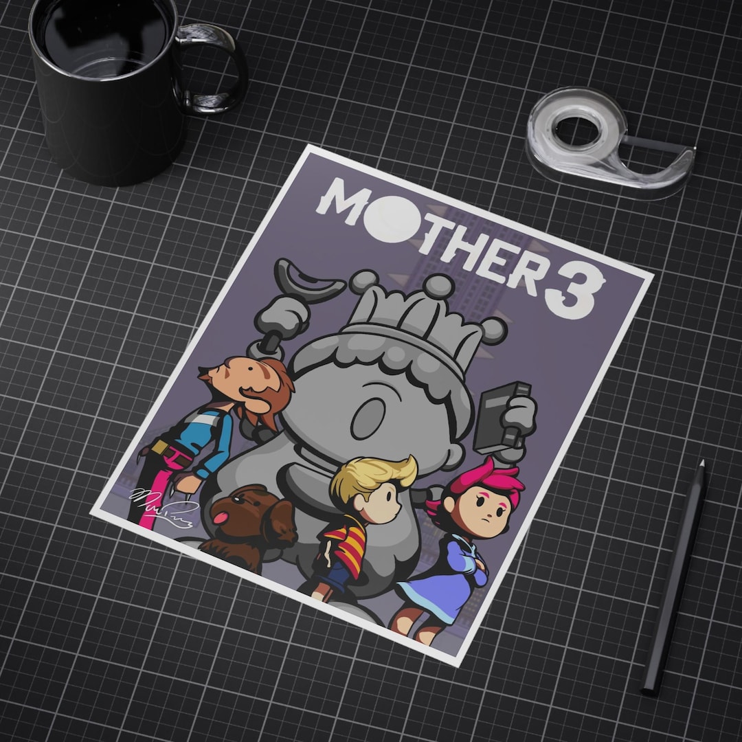 Mother 3 Art Print: Retro Gaming Fan Art, Home Decor - Etsy