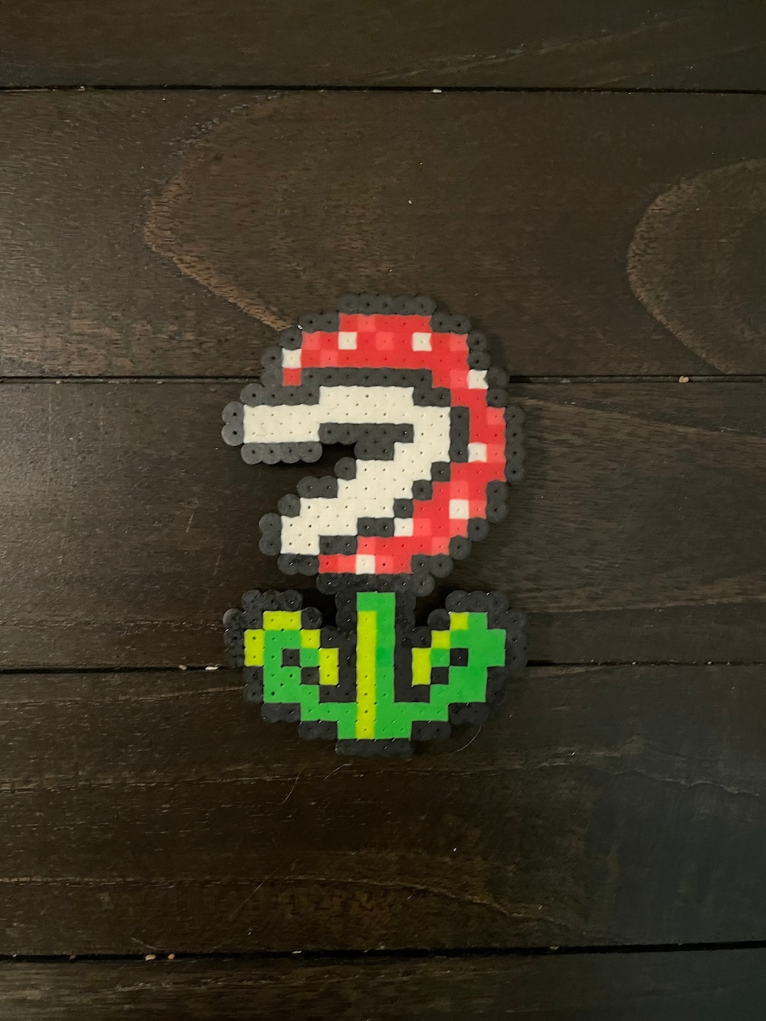 Super Mario: Piranha Plant Hama/perler Bead Pixel Art - Etsy