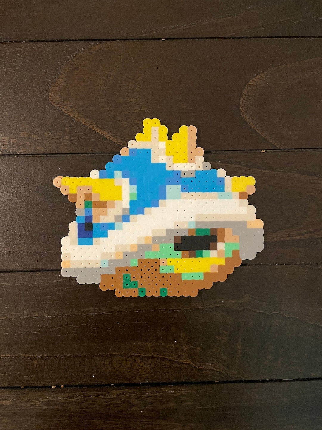 Mario Kart 64: Blue Shell Sprite - Hama/perler Bead Pixel Art - Etsy