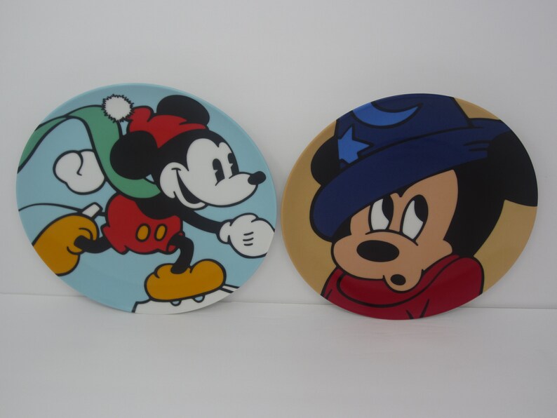 Walt Disney Mickey Mouse Classics Set of 4 Plates 10.5" Disney Brenda ...