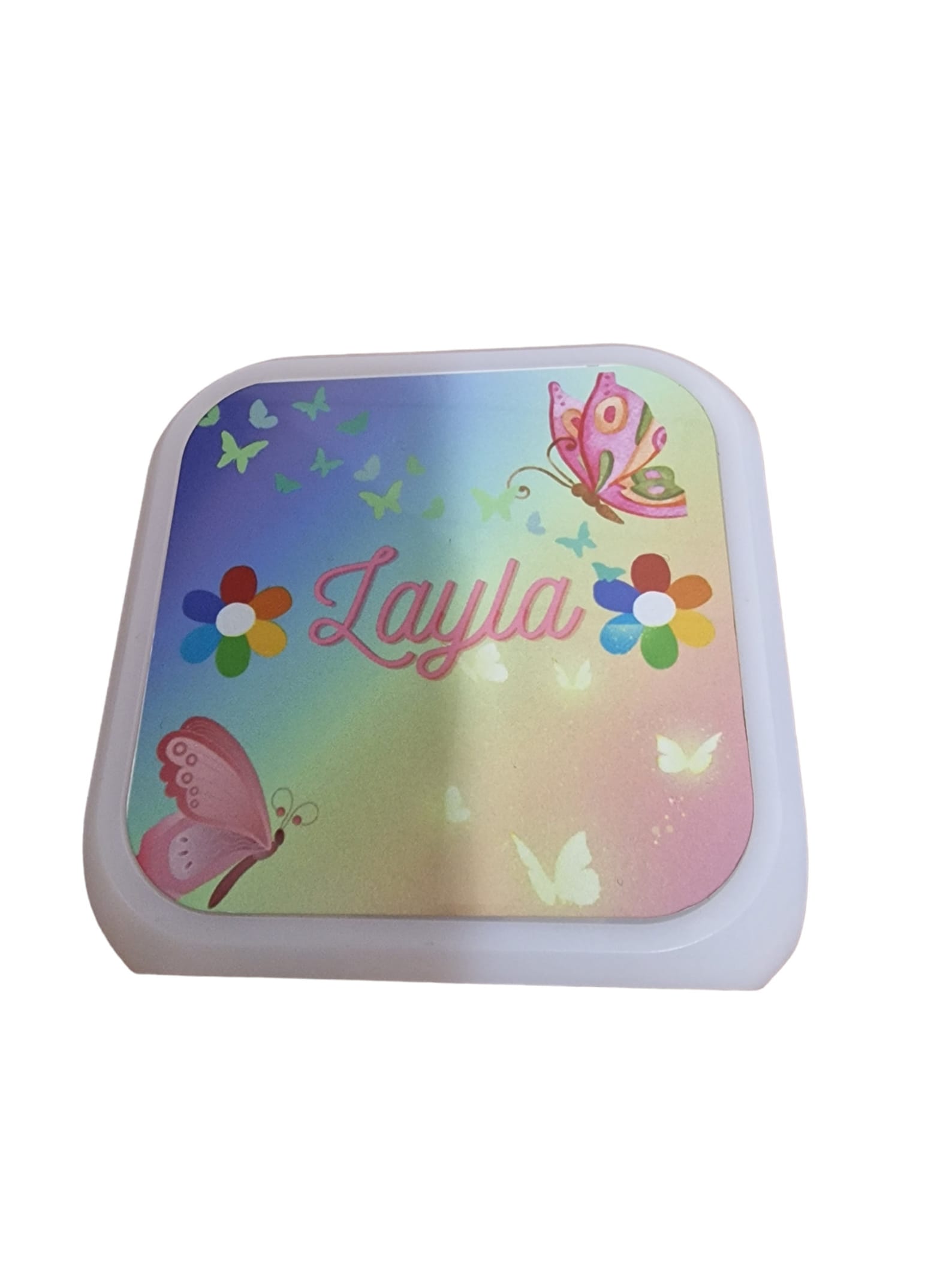 Digital Alarm Clock Colour Change With Personalised Photos Kids Adults ...