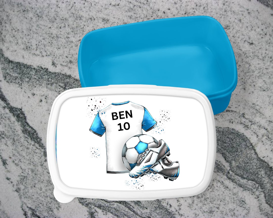 Personalised Football Shirt Lunch Box – Custom Lunch Box With 7 Color ...