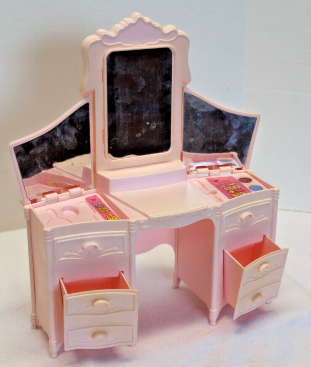 Barbie Pink Dream Glow Vanity Dresser Vintage Mattel 1985 - Etsy