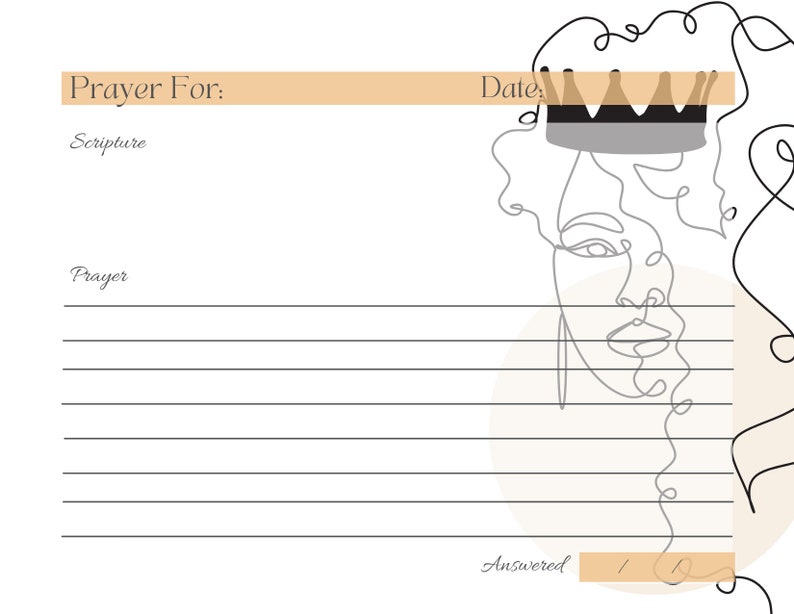 Queen Prayer Cards Blank Prayer Cards, Downloadable Cards for Prayers ...