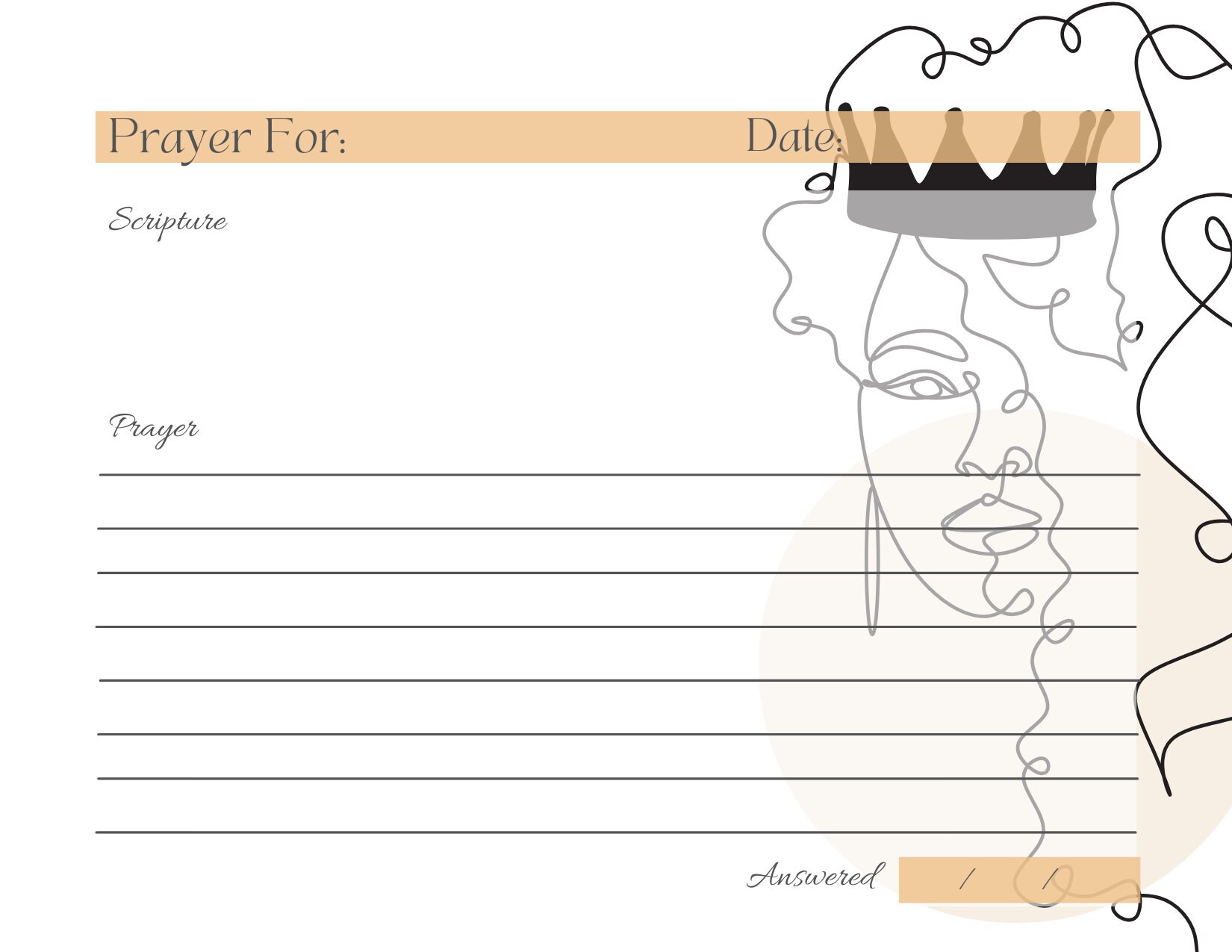 Queen Prayer Cards Blank Prayer Cards, Downloadable Cards for Prayers ...