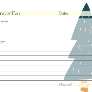 Trees Prayer Cards: Printable Blank Cards (digital Download) - Etsy