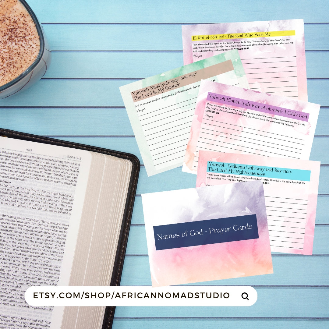 Watercolor Prayer Cards - Blank Prayer Cards, Set of 20 Cards for ...