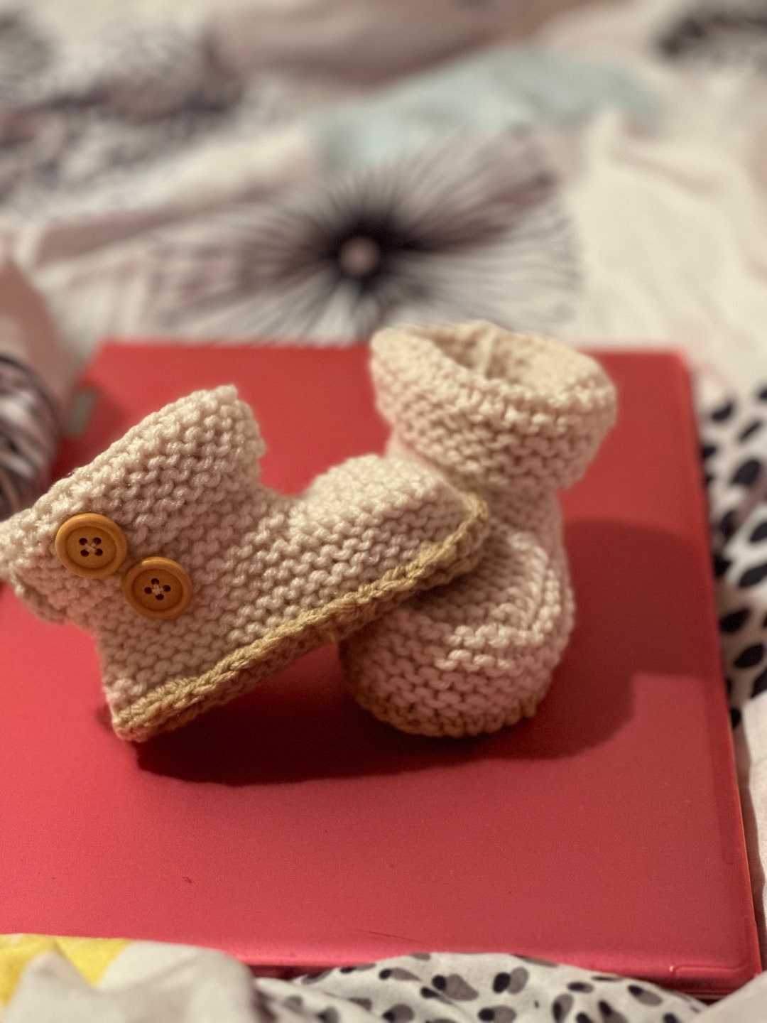 Super Cute Baby Boots Hand Knit Baby Boots, Baby Booties, Button Baby ...