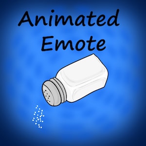 Animated Emote Salty - Static and Animated Emote for Streamers - Twitch ...