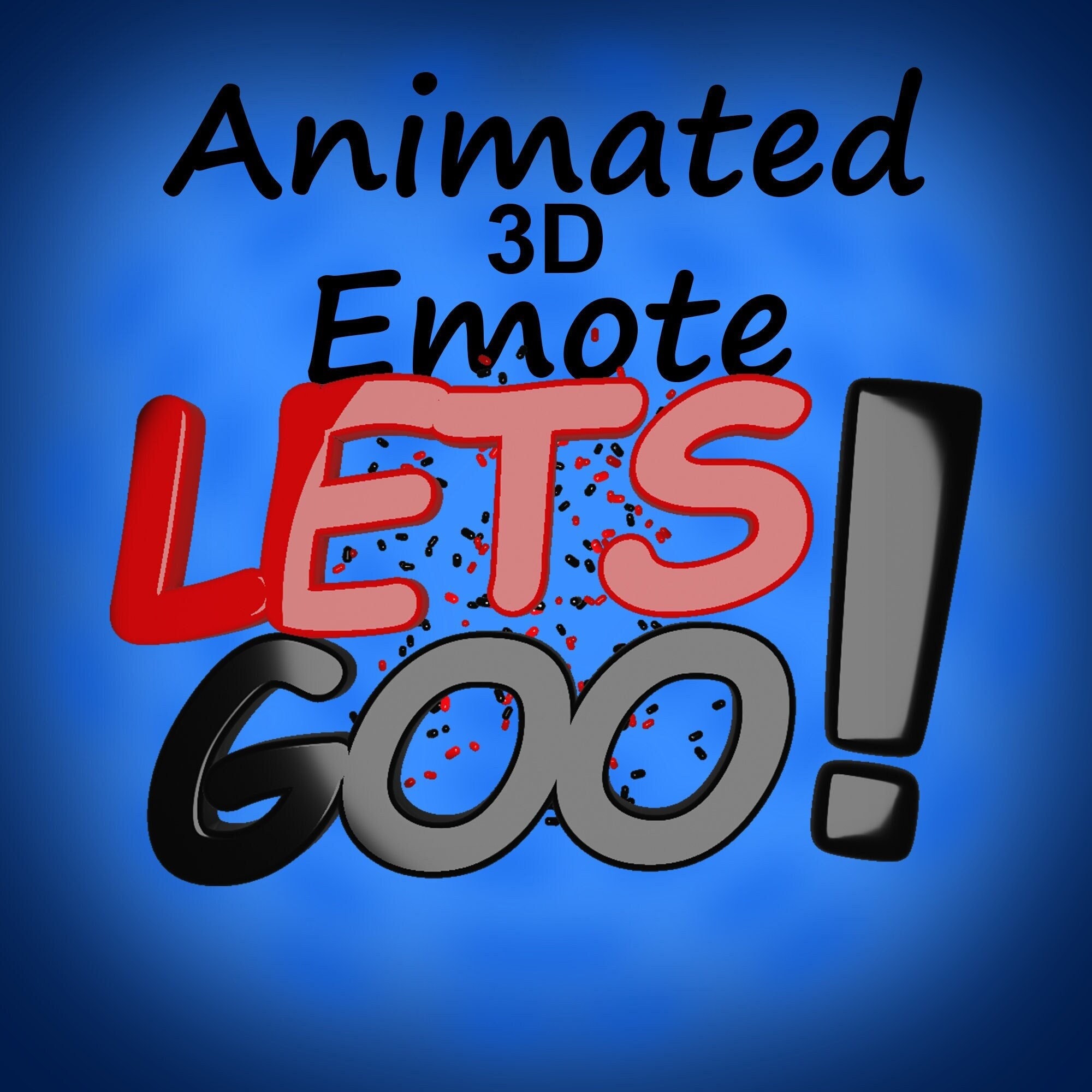 Animated,static Emote for Streamer - Twitch, Discord Emote - LETS GOO ...