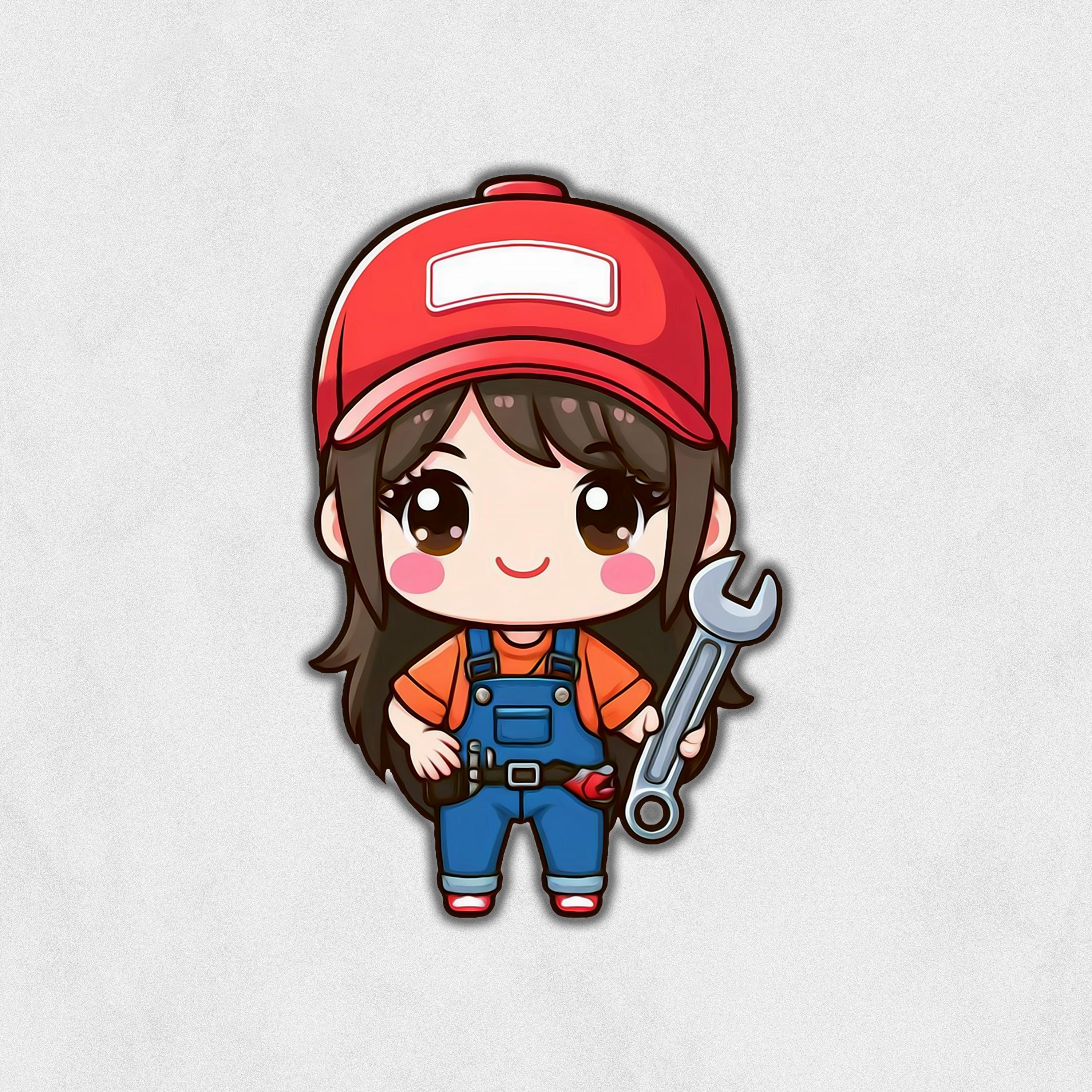Kawaii Car Mechanic Clipart Set | Cute Auto Repair Stickers | Garage ...