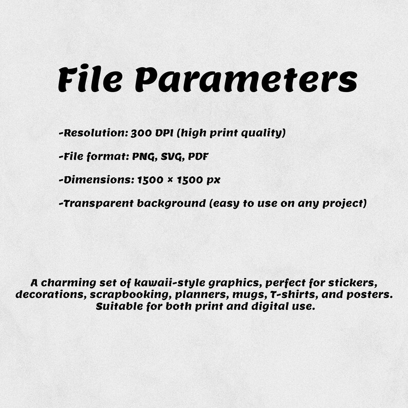 Kawaii Back to School Clipart – Cute School Supplies Digital Download ...