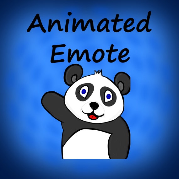 Animated Waving Panda