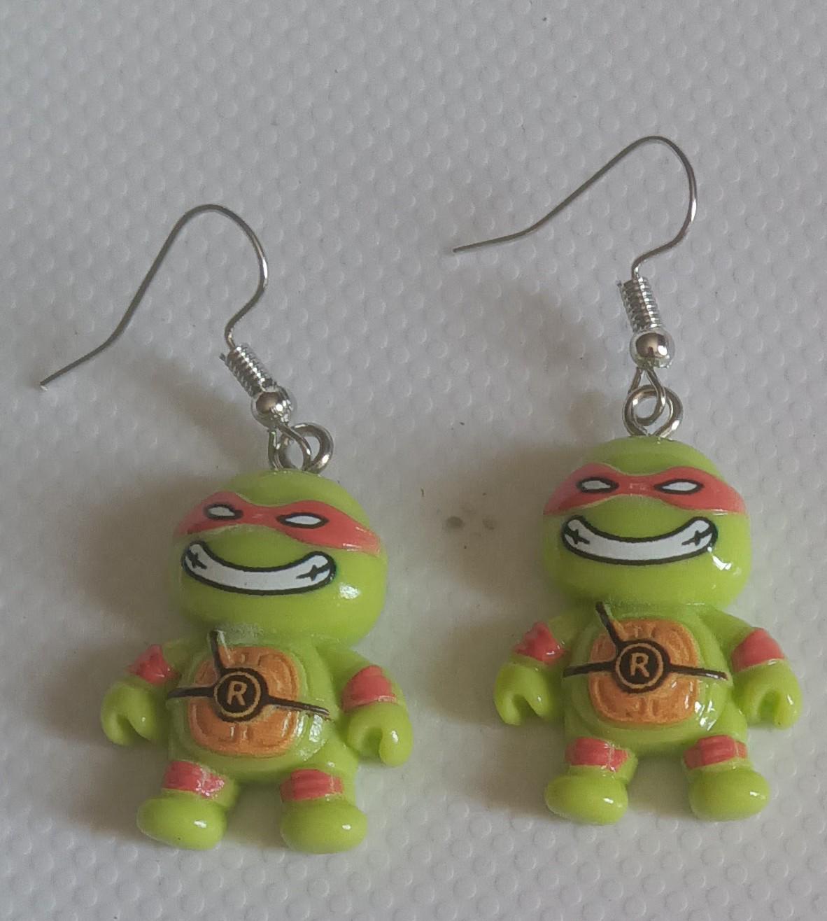Teenage Mutant Ninja Turtles Dangle Earrings - Etsy