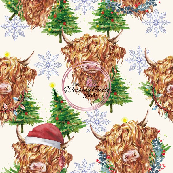Highland Cow Fabric - Etsy