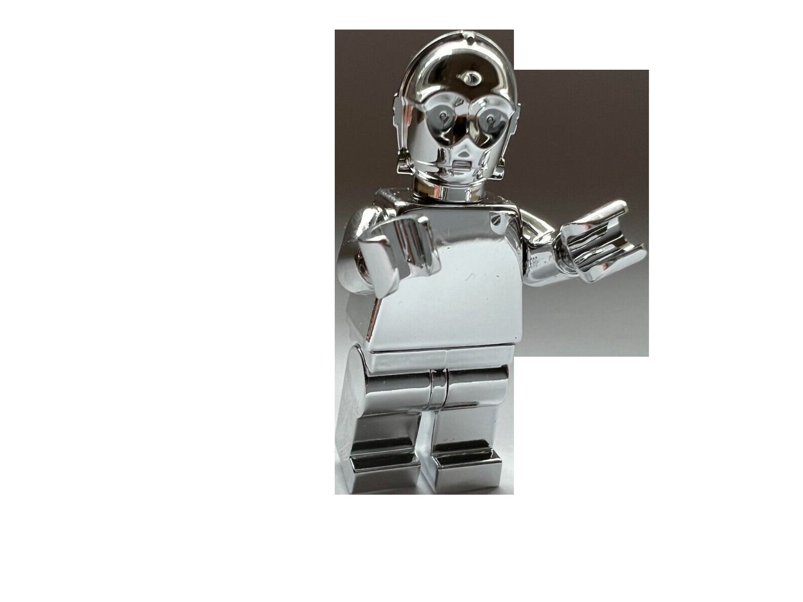 Custom Lego Gold & Chrome C3PO Minifigure - Etsy