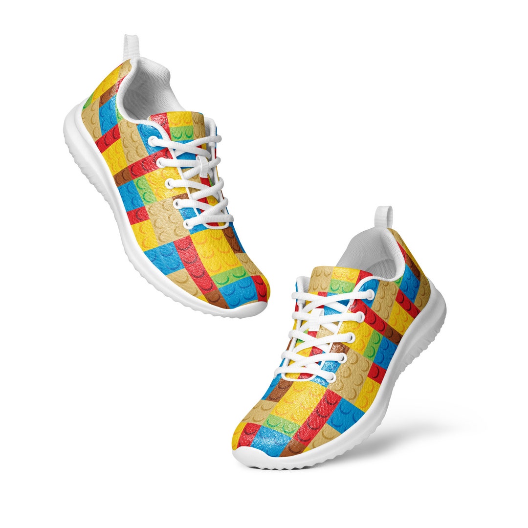 Building Bricks Men’s Athletic Shoes - Etsy