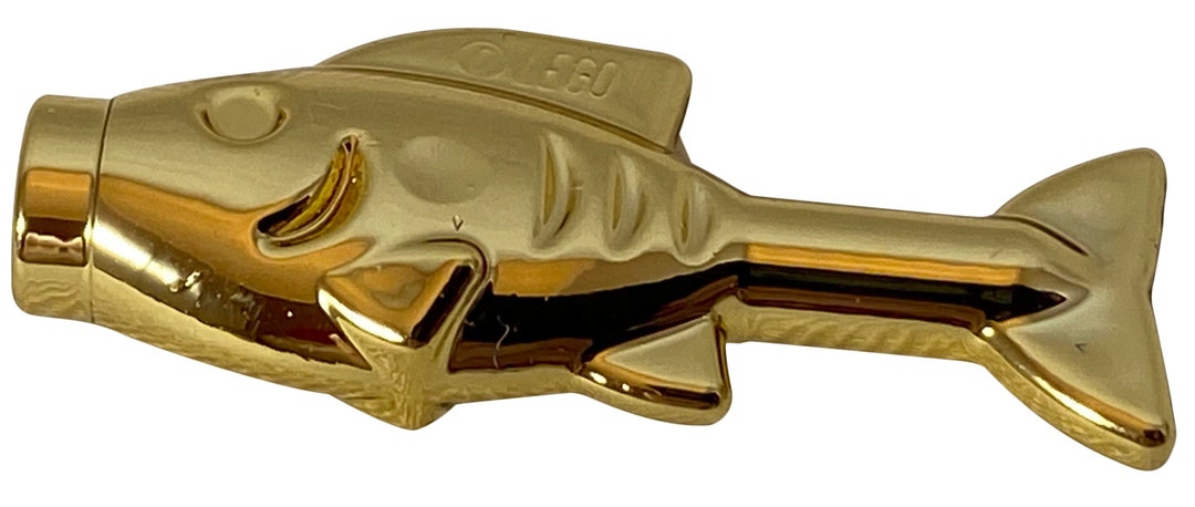 Custom Lego Gold Plated Fish Brick Building Accessories Part - Etsy
