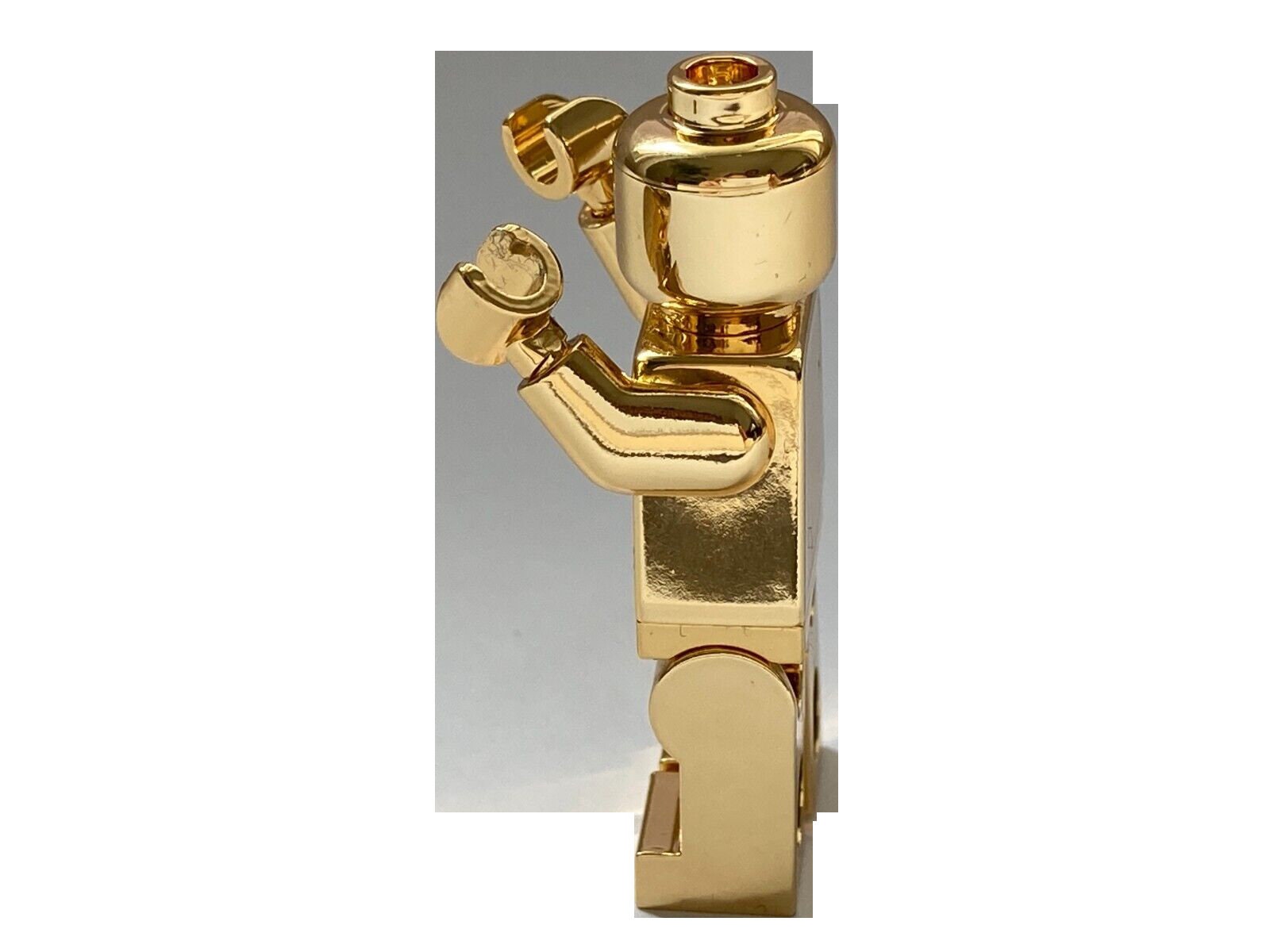 Custom Lego Gold & Chrome Minifigure - Etsy
