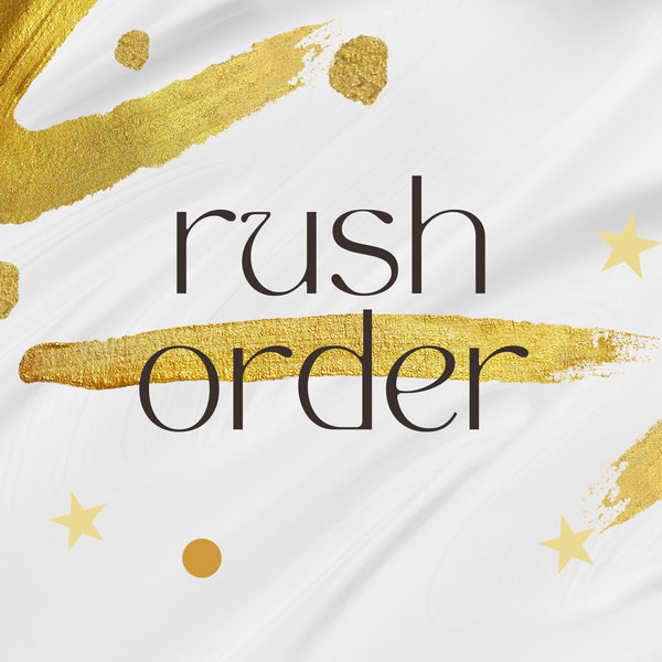 Rush Order - Etsy