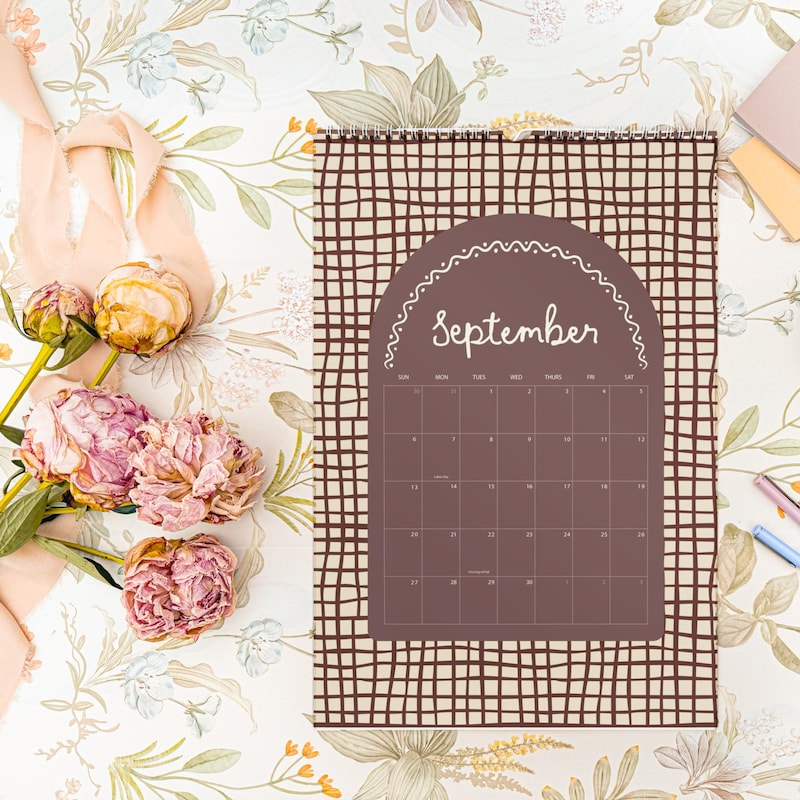 Aesthetic June Calendar - Etsy