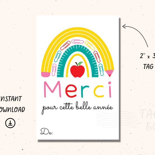 Merci Thank You Card - Etsy