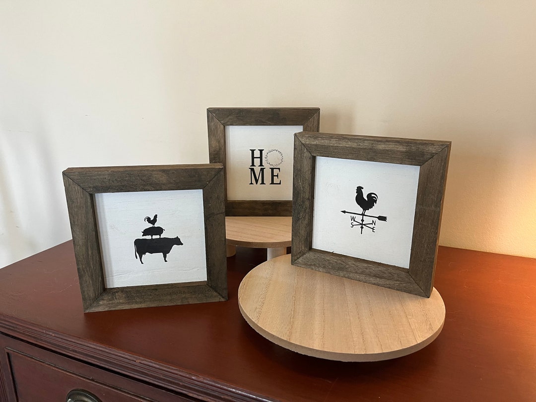Farmhouse Shelf Sitters - Etsy
