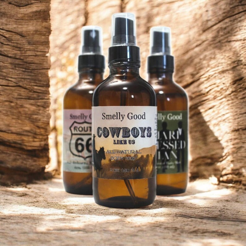 Men's All Natural Body Spray: Bourbon, Oak, Cedar, Vanilla, Sandalwood ...