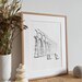 Aqueduct of Segovia Printable Pencil Drawing, Segovia, Spain Wall Decor ...