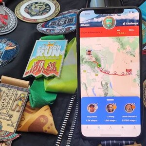 Conqueror Virtual Best Medal Holder Medal Display Running Medal Hexagon ...