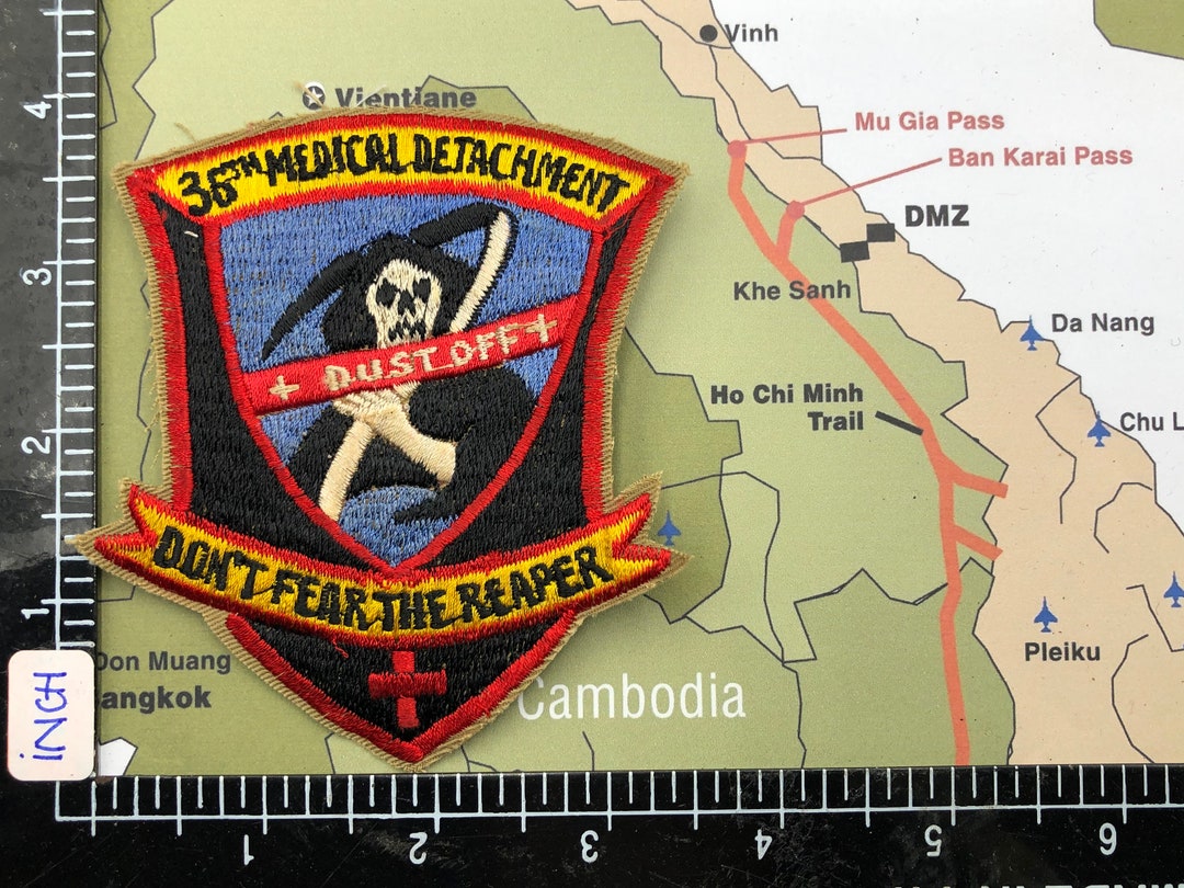Patch , DUSTOFF , Medevac , 36th Med Det , Helicopter , ,having Usn ...