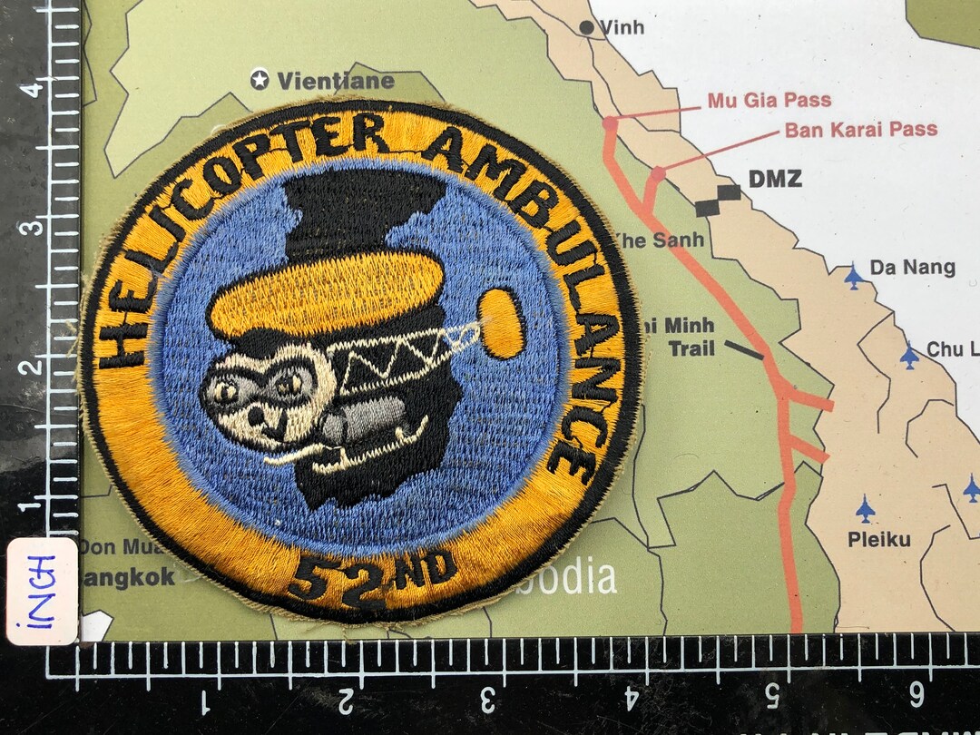 Patch , DUSTOFF , Medevac , 52nd Med Det , Helicopter , ,having Usn ...