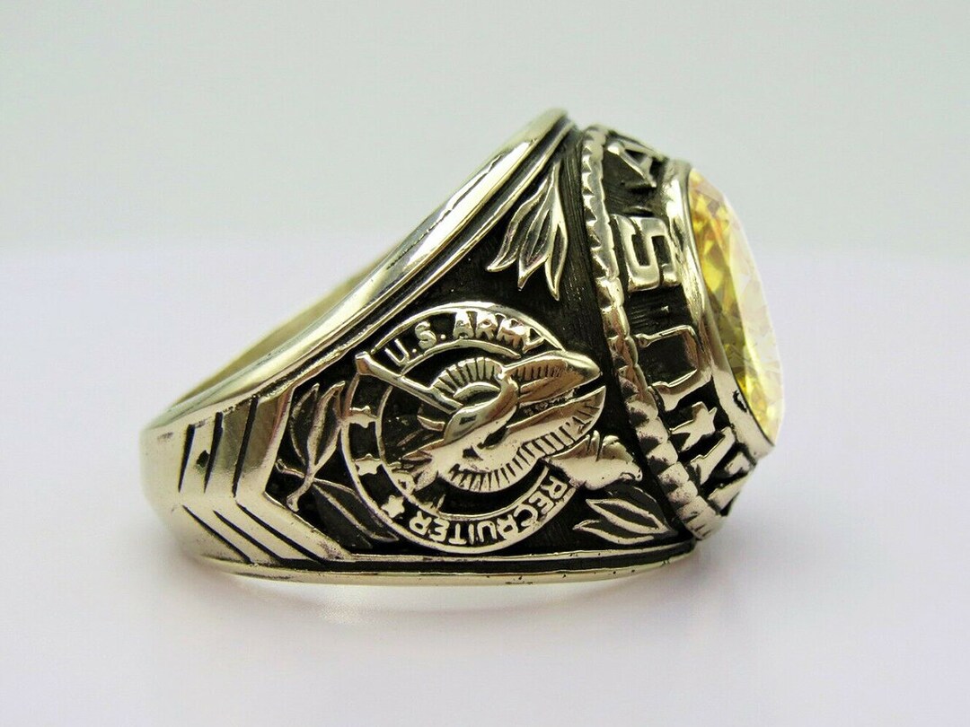 01 RING US Army Recruiter Ring 1775 Military Ring US - Etsy