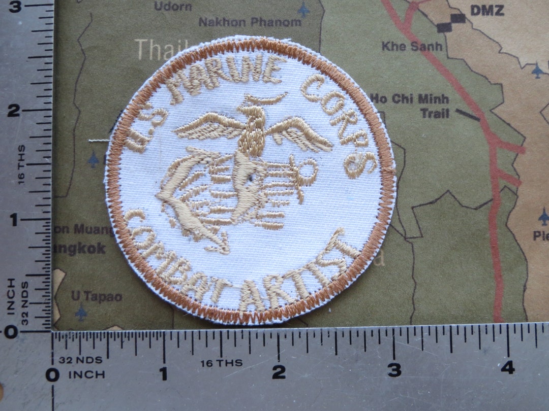 Patch , USMC , COMBAT ARTIST , War Patch , Good Looking Patch , See ...