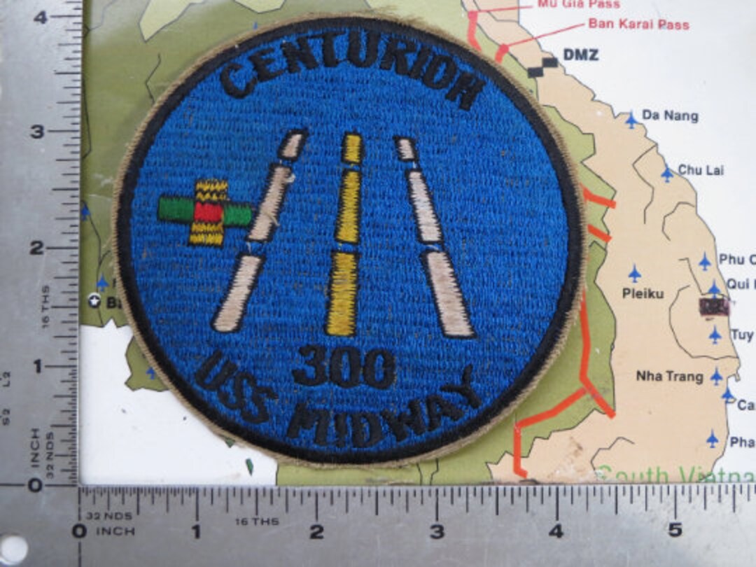 Patch , US Navy Aircraft Carrier CVA 41 , USS Midway Centurion 300 ...