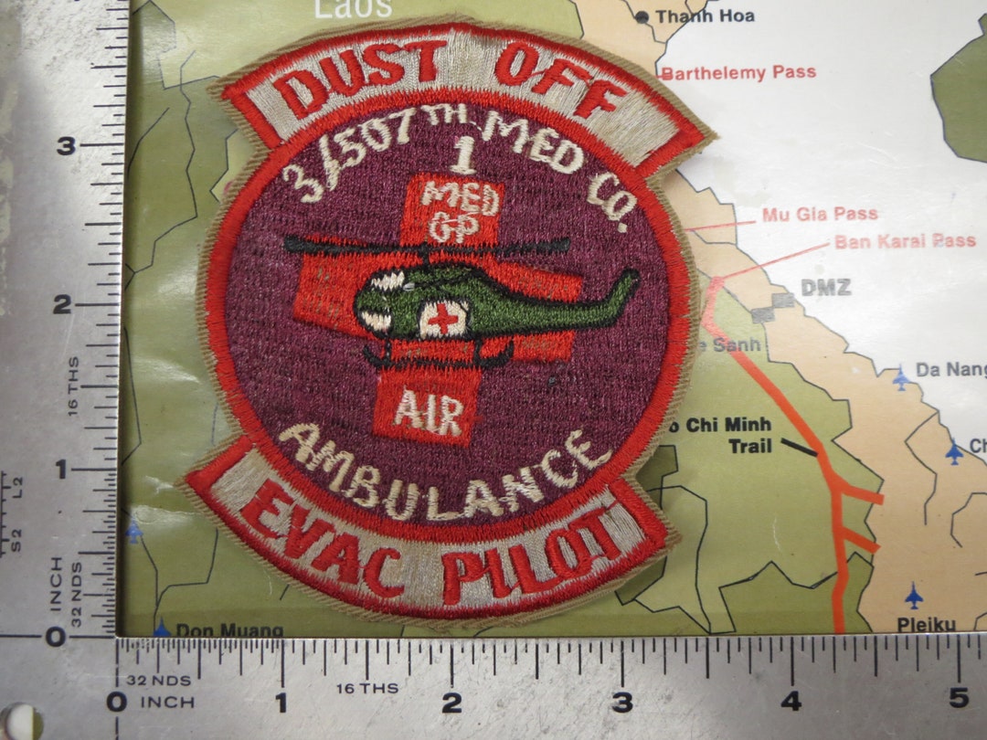 Patch , DUSTOFF , Medevac , 3/507th , Med Co , Helicopter ,,having Uscg ...
