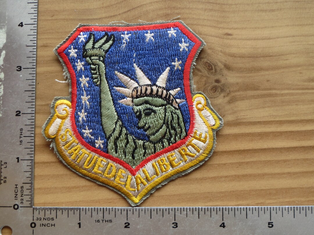 Patch Usaf 48th Tactical Fighter Wing Statue De La Liberte - Etsy